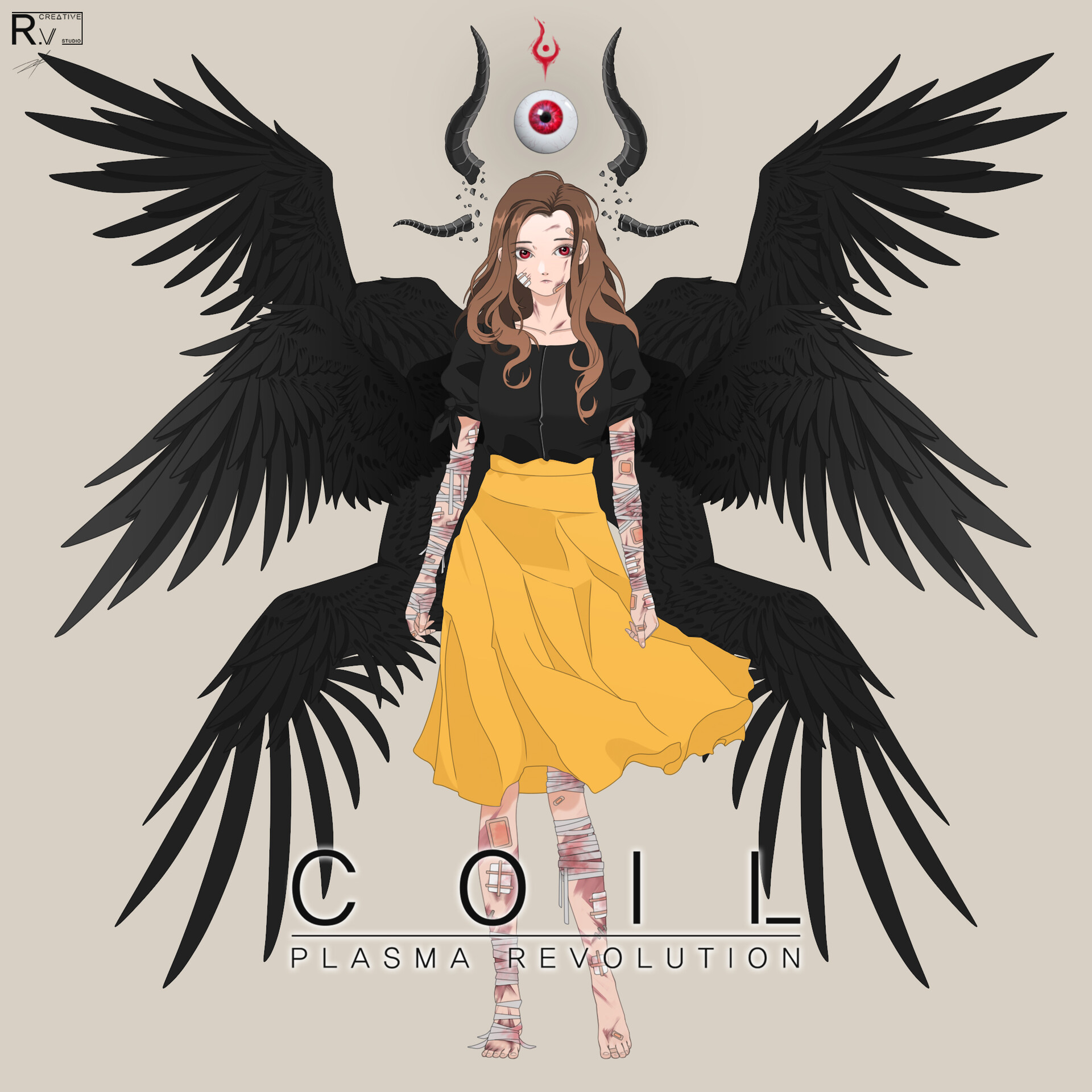 ArtStation - [Cartoon] Poster 63 - The Fallen angel