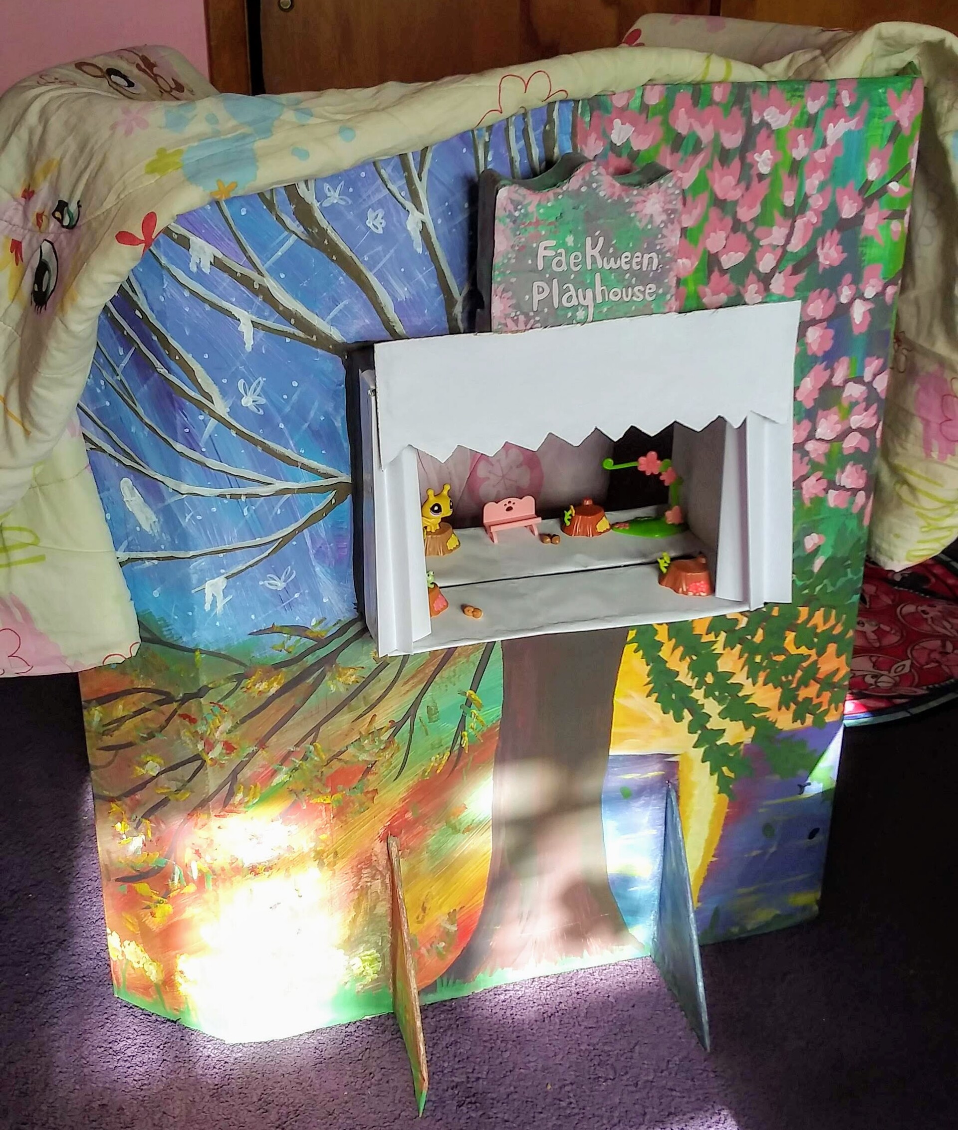 ArtStation - Welcome to my Playhouse 🎭 - Cardboard Puppet Theater