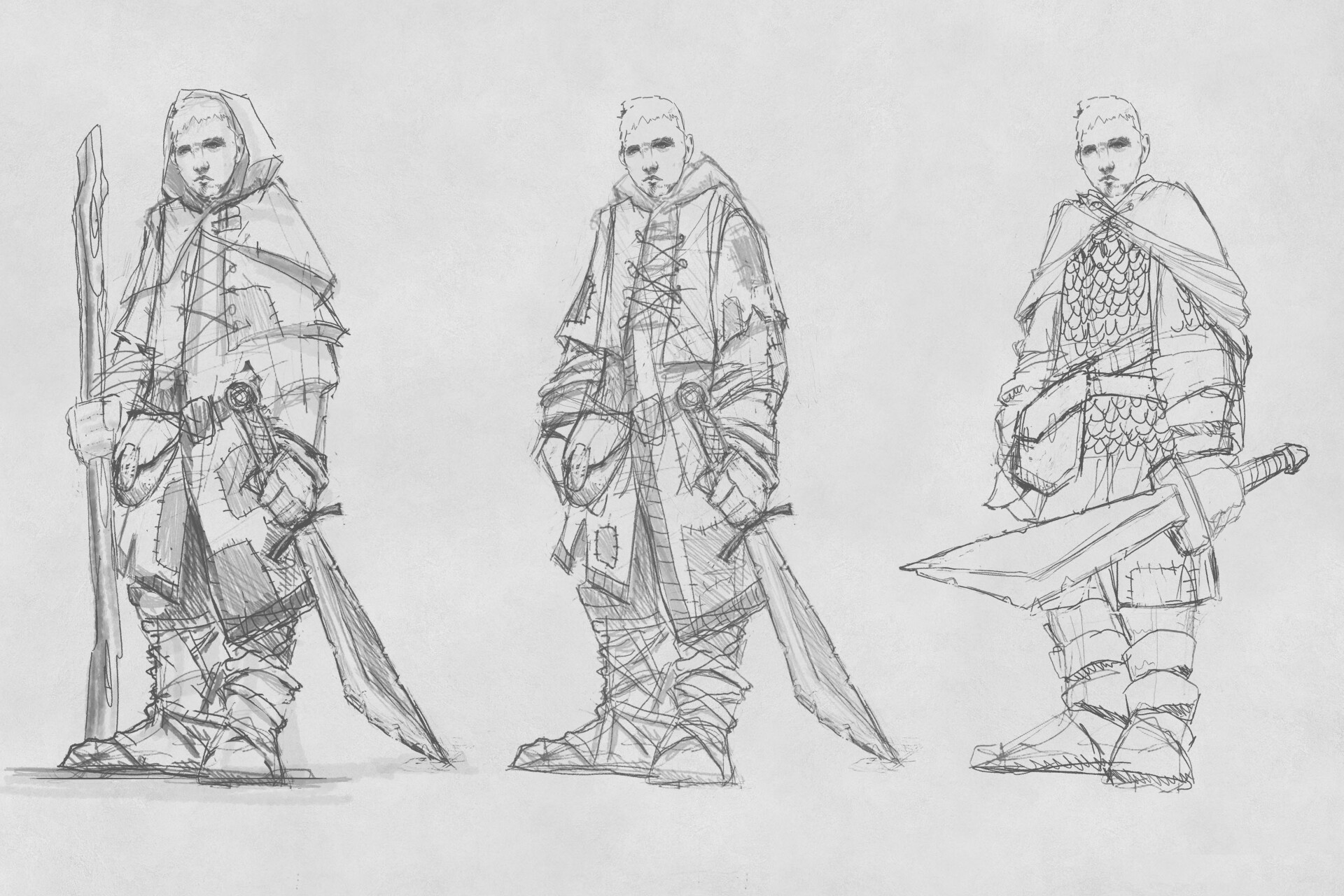 ArtStation - Commoner at arms