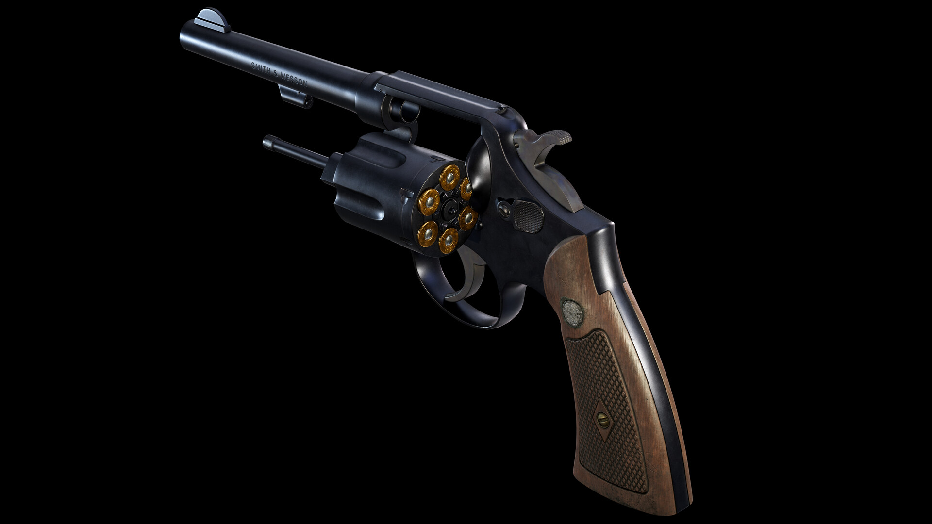 ArtStation - Smith & Wesson Model 10 Revolver