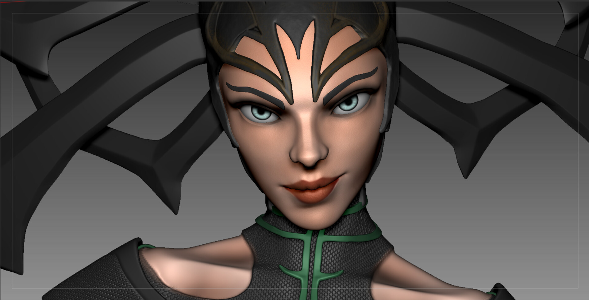 Maró Valls - Hela "Goddess of Death" -FANART- from "Thor Ragnarok"