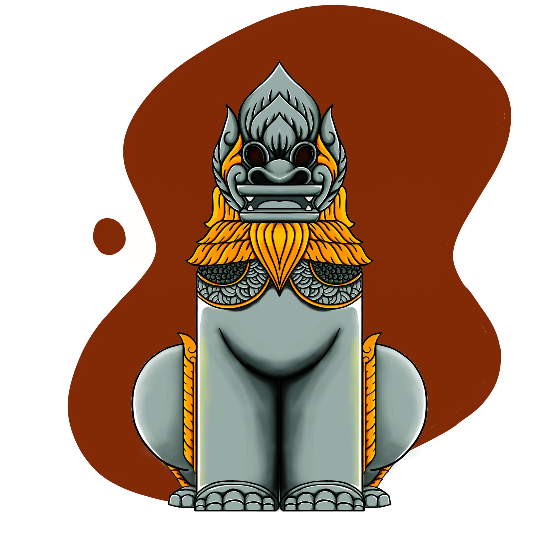 ArtStation - Myanmar Lion