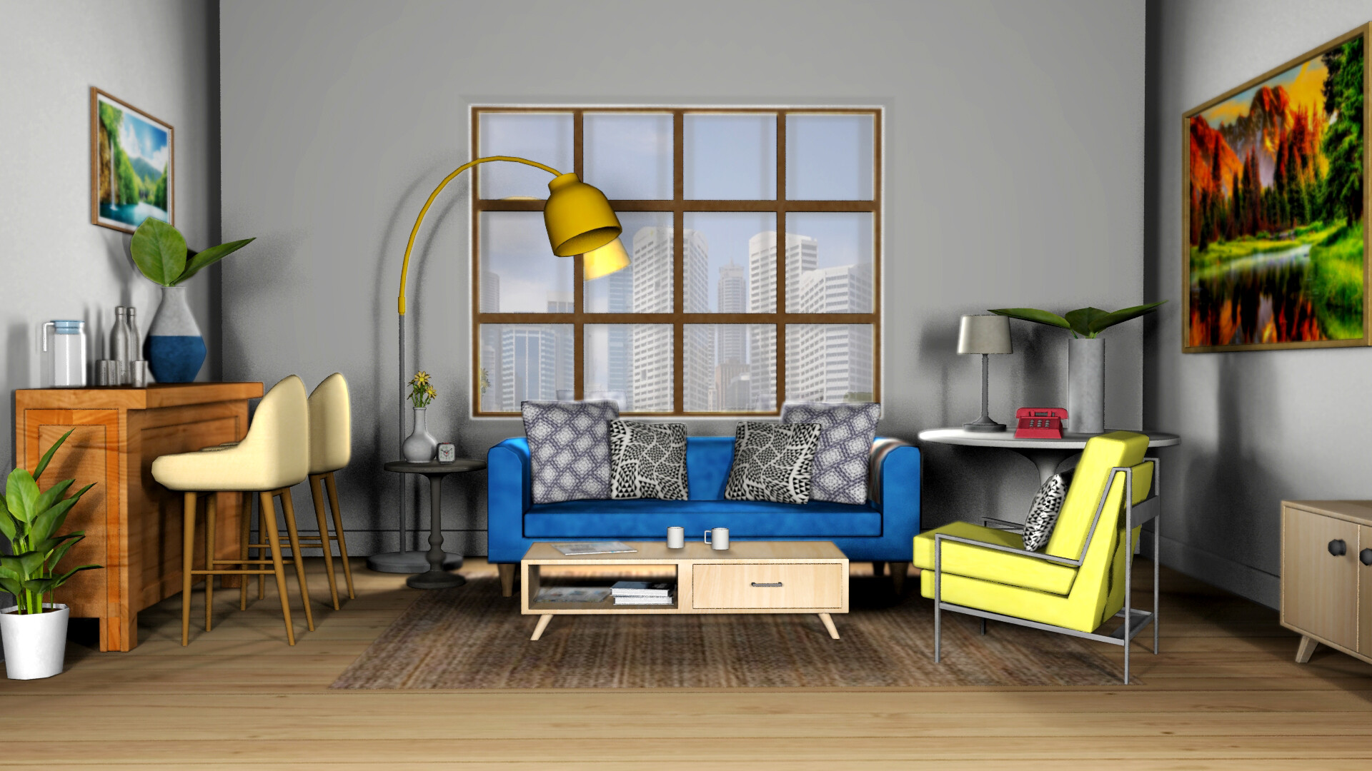 ArtStation - 3d Interior