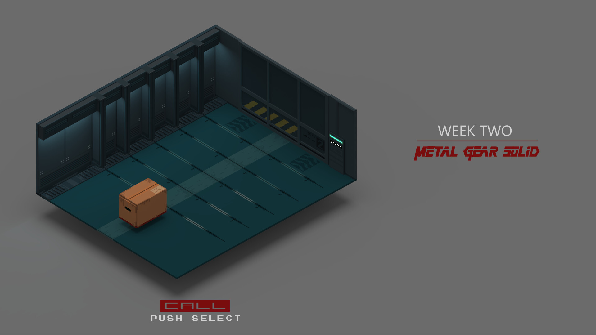 ArtStation - Metal Gear Solid Fan Art: Voxel Shadow Moses