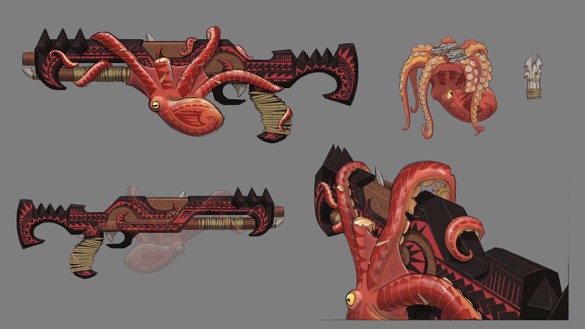 Conor Searing - Toa Skin Line for Valorant (Personal Project)