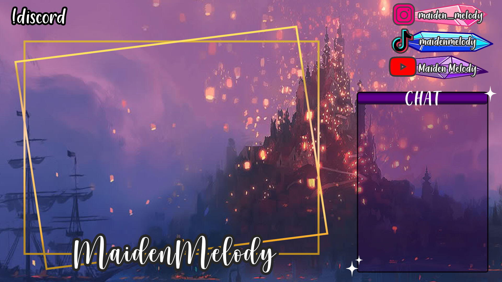 ArtStation - Maiden_Melody's IRL Twitch Overlay