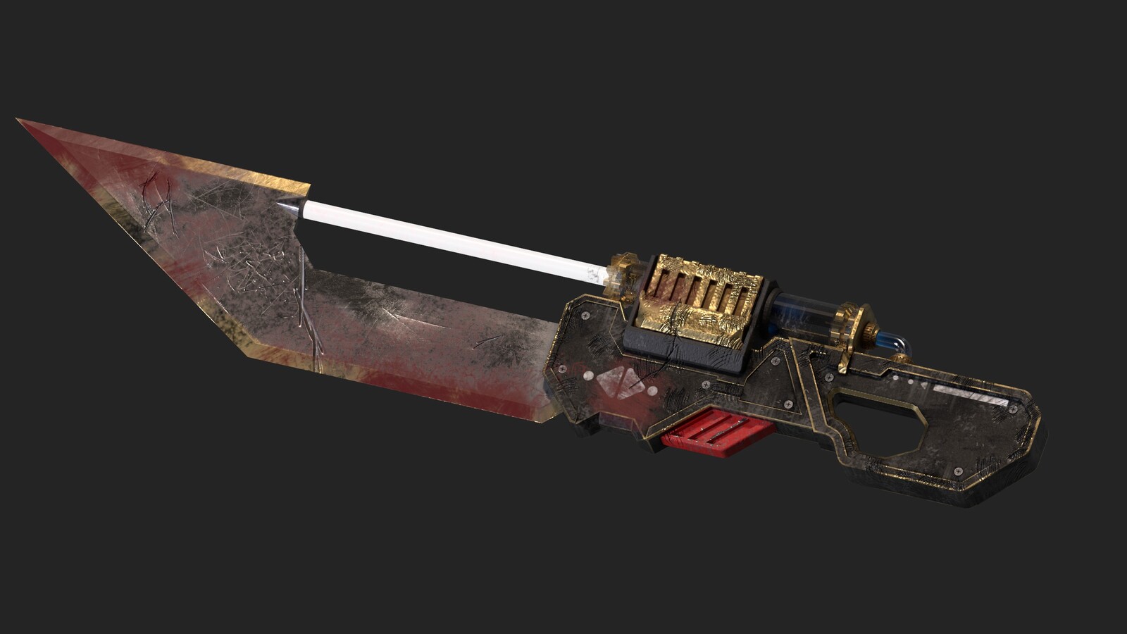 Shannon Lai - Battle Worn Sci-Fi Dagger