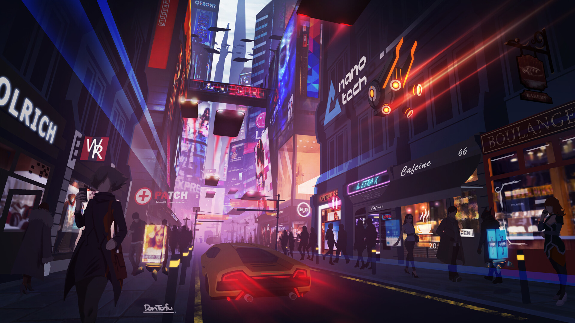 ArtStation - Cyber city