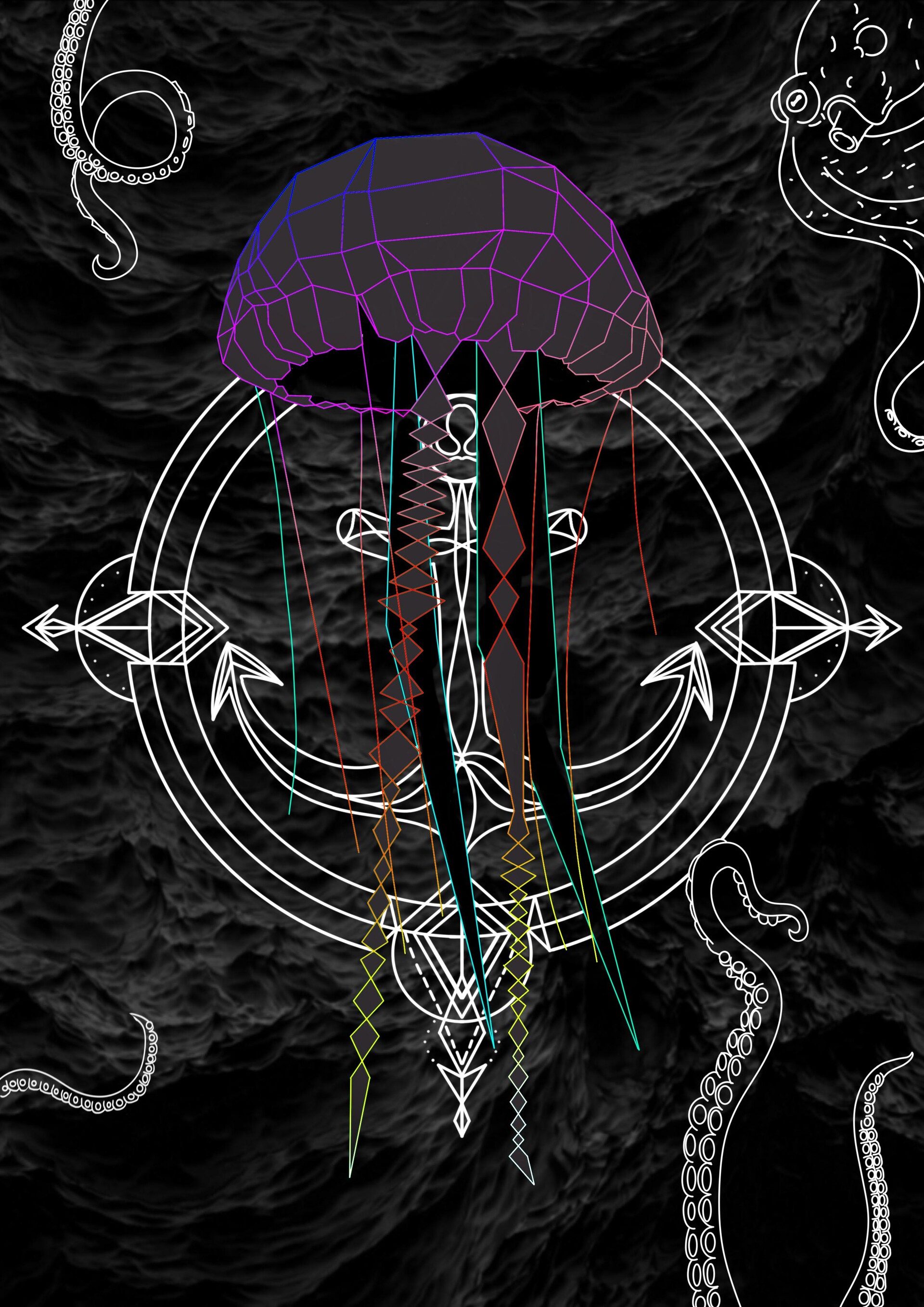 ArtStation - Geometric Jellyfish