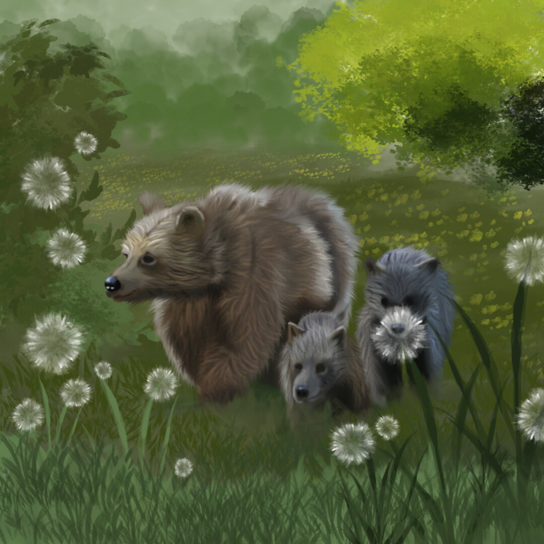 ArtStation - Bears family