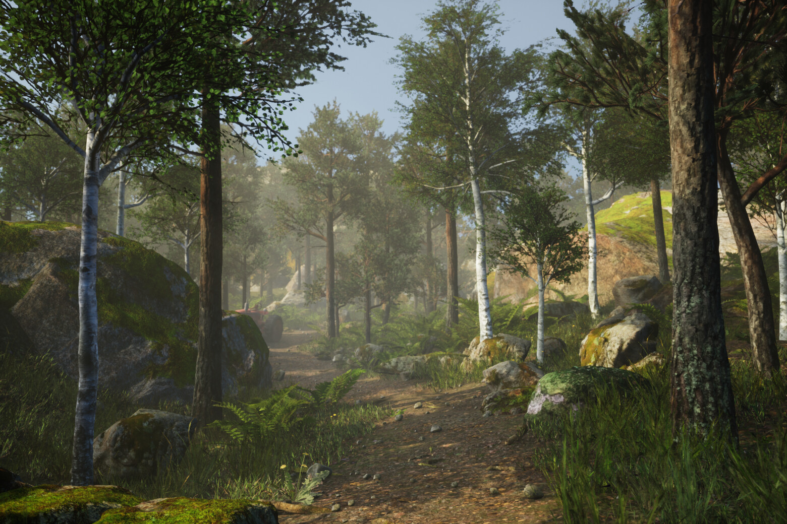 Philip Erlandsson - Forest Path: Photoscanned Procedural Forest