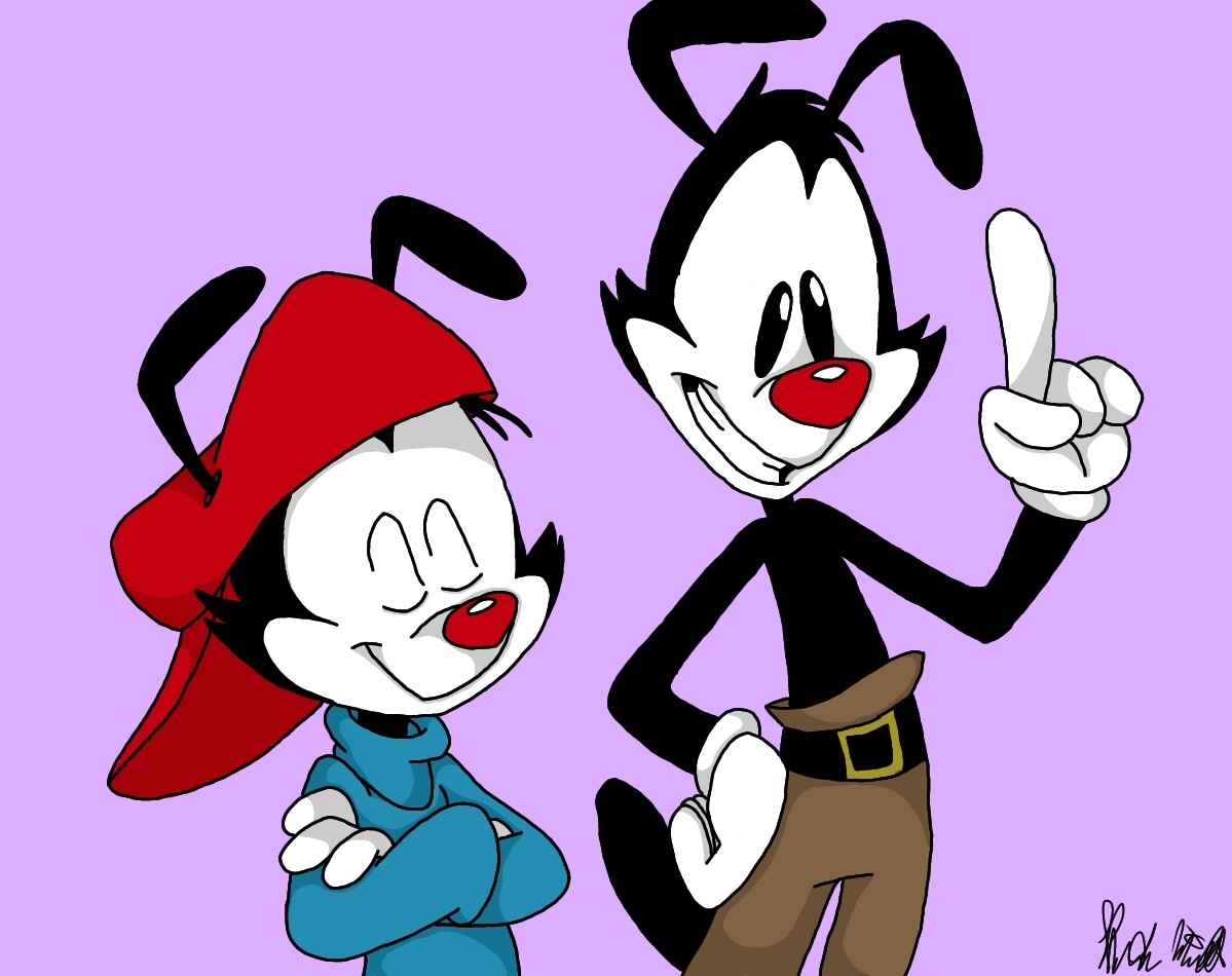 ArtStation - Yakko and Wakko from Animaniacs