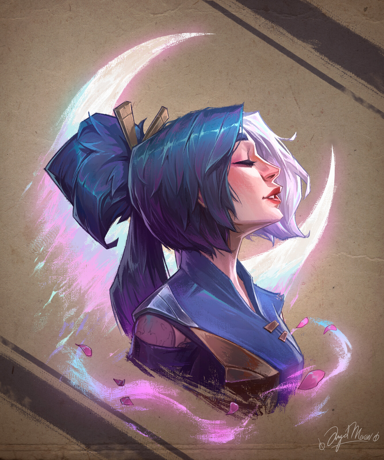 Angel Moonlight (Angel Huerta) - Moon'sWrath - Luna Portrait