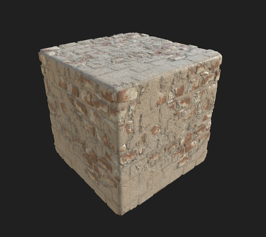 ArtStation - Sandy Brick Wall