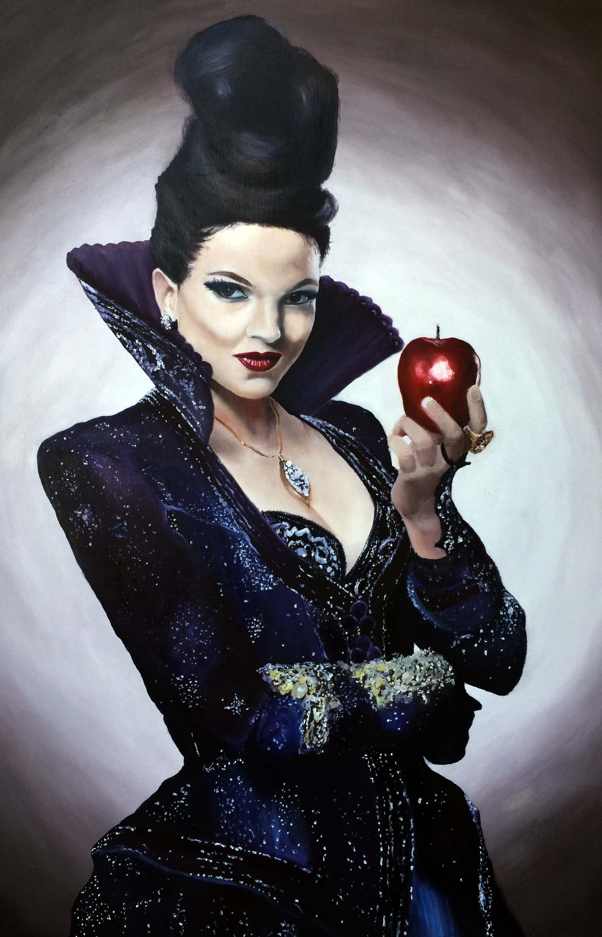 ArtStation - Once Upon A Time - Regina "The Evil Queen" Oil Painting