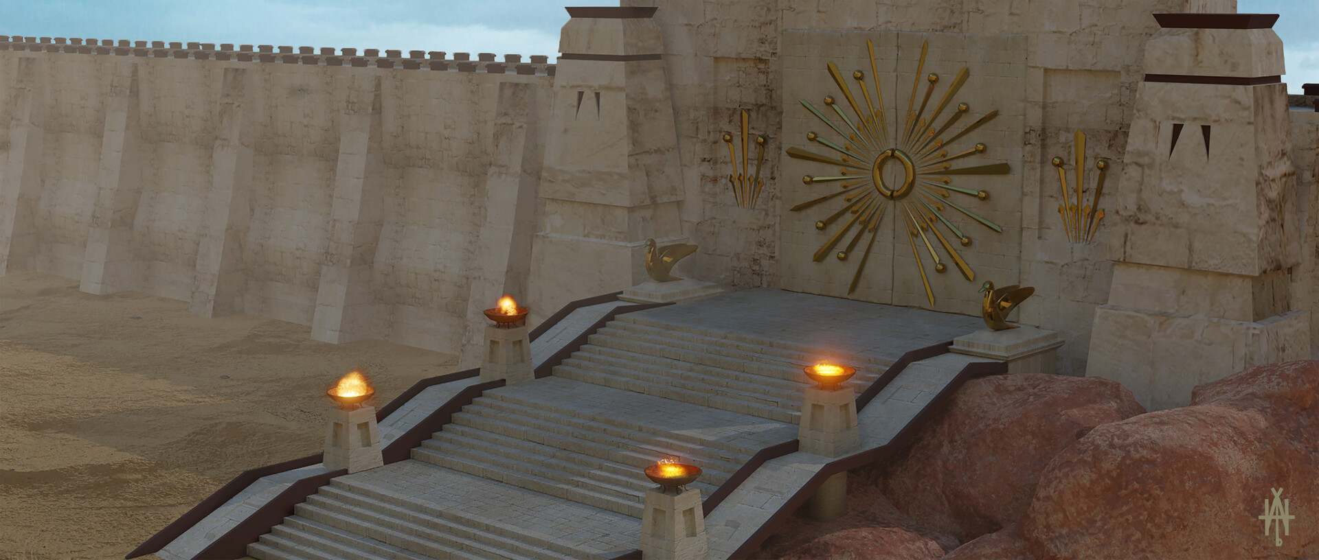 ArtStation - Desert Gates