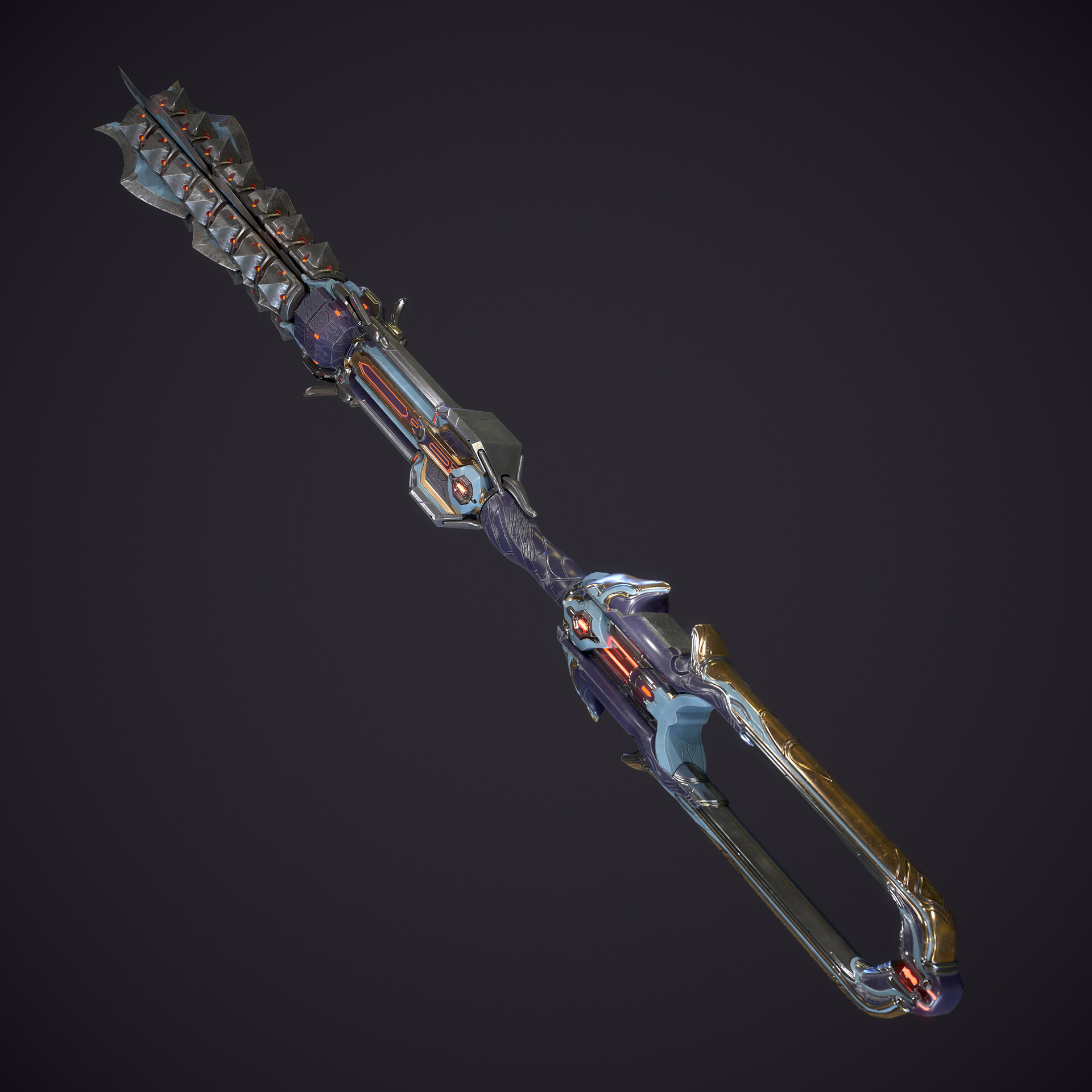 Marvin Tomizzi - Warframe - Flail/mace weapon