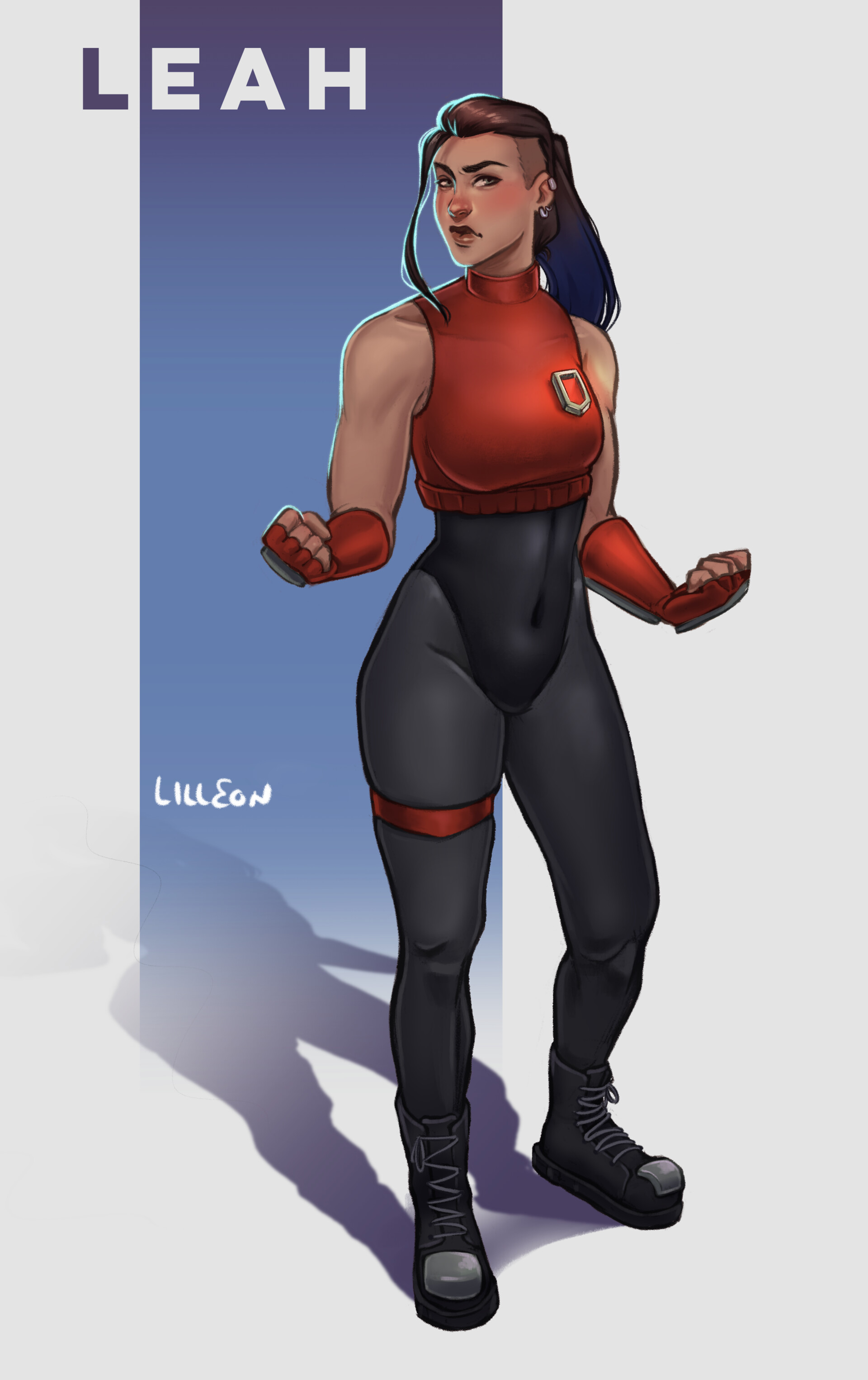 ArtStation - Leah's Render Character Sheet