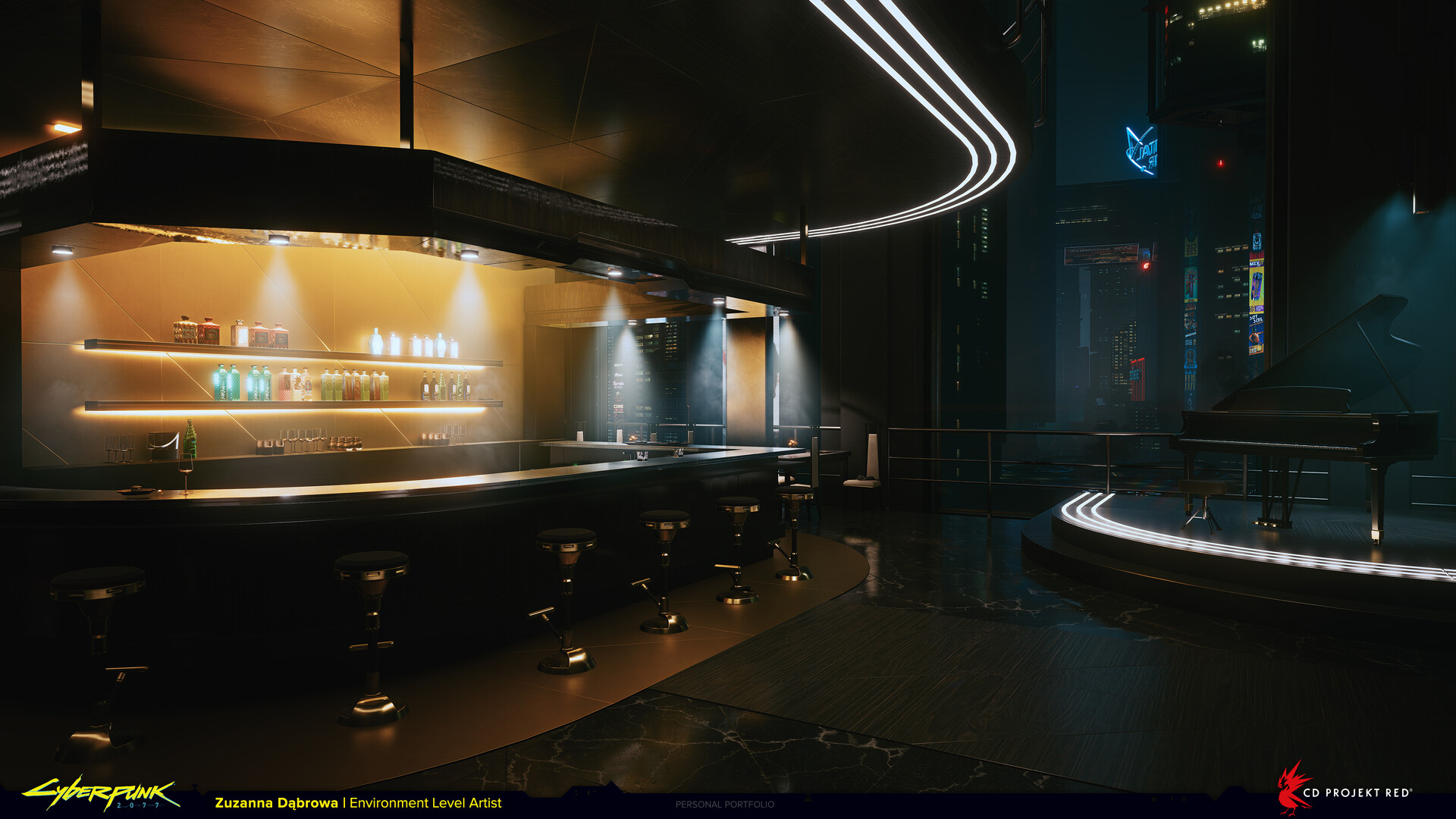 Zuzanna Dąbrowa - Cyberpunk 2077 | Fancy Restaurant