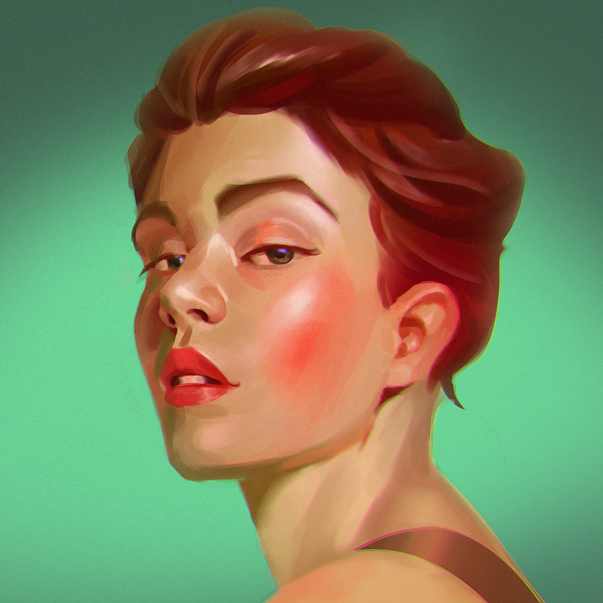 ArtStation - Female Portrait Study