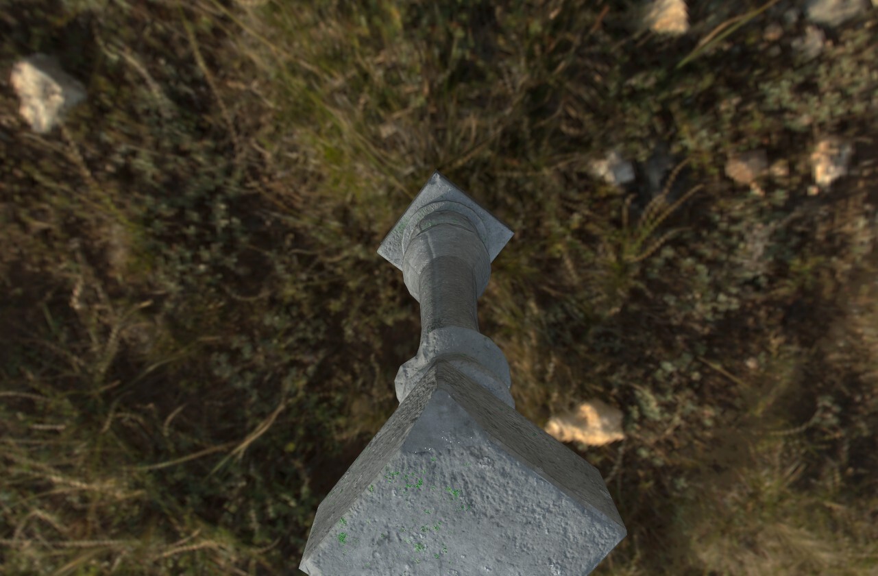 Royce Thompson - High To Low Poly Grecian Column