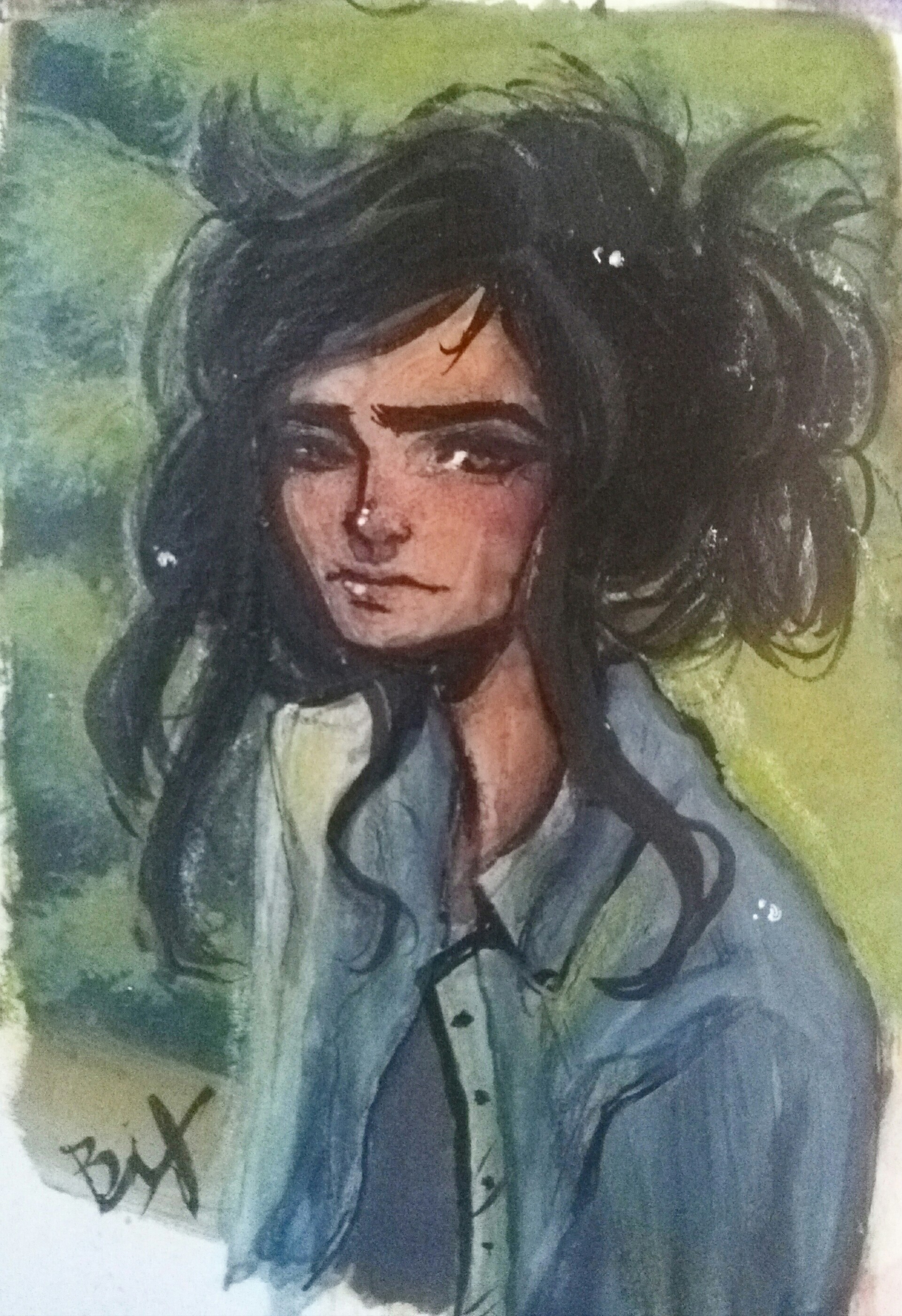 Binx - Paige Sketchbook Spread