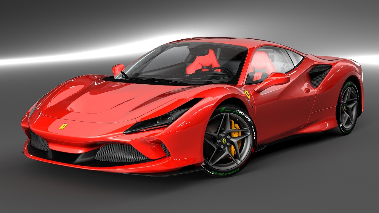 ArtStation - Ferrari F8 Tributo