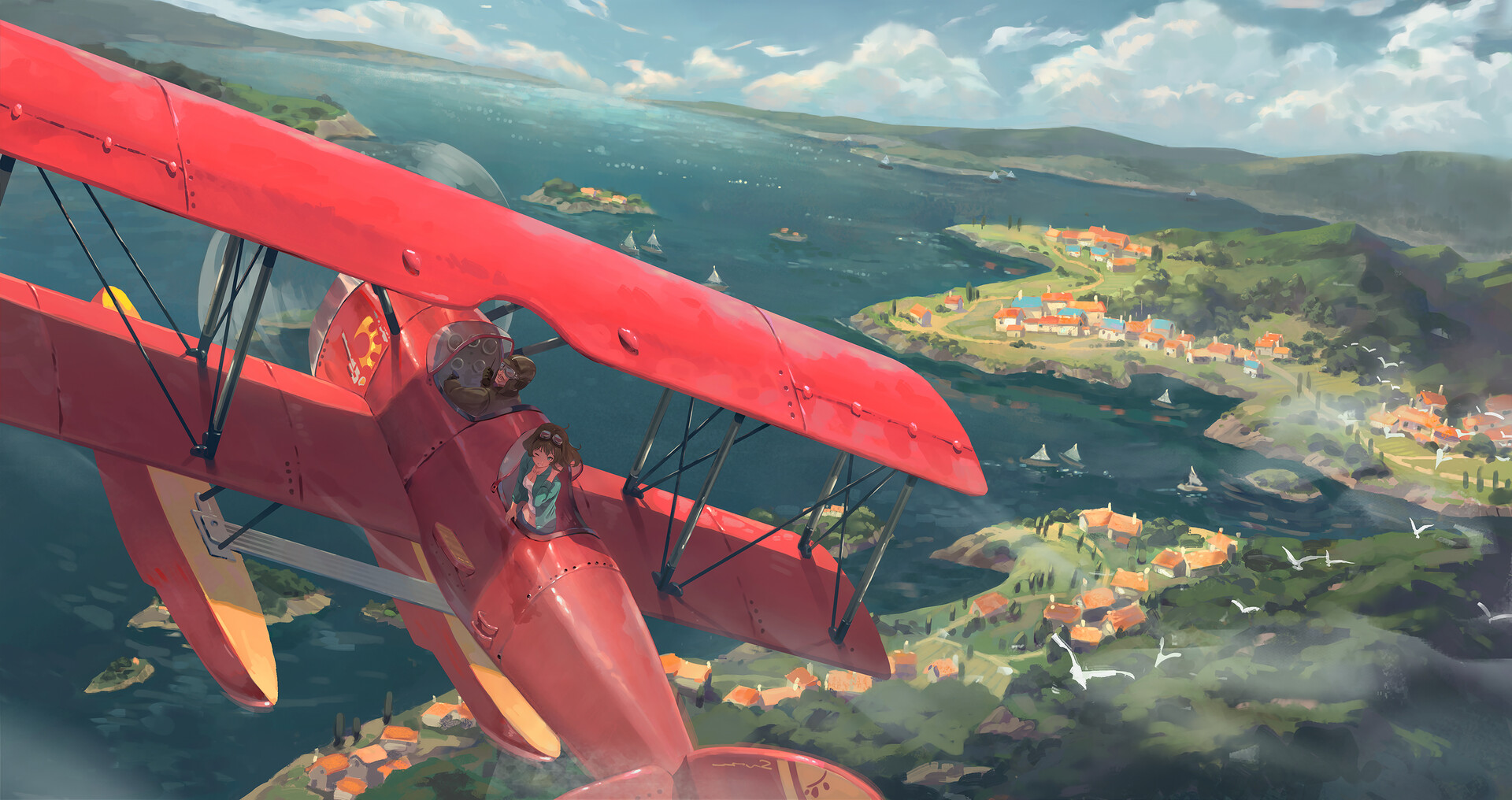 ArtStation - red plane