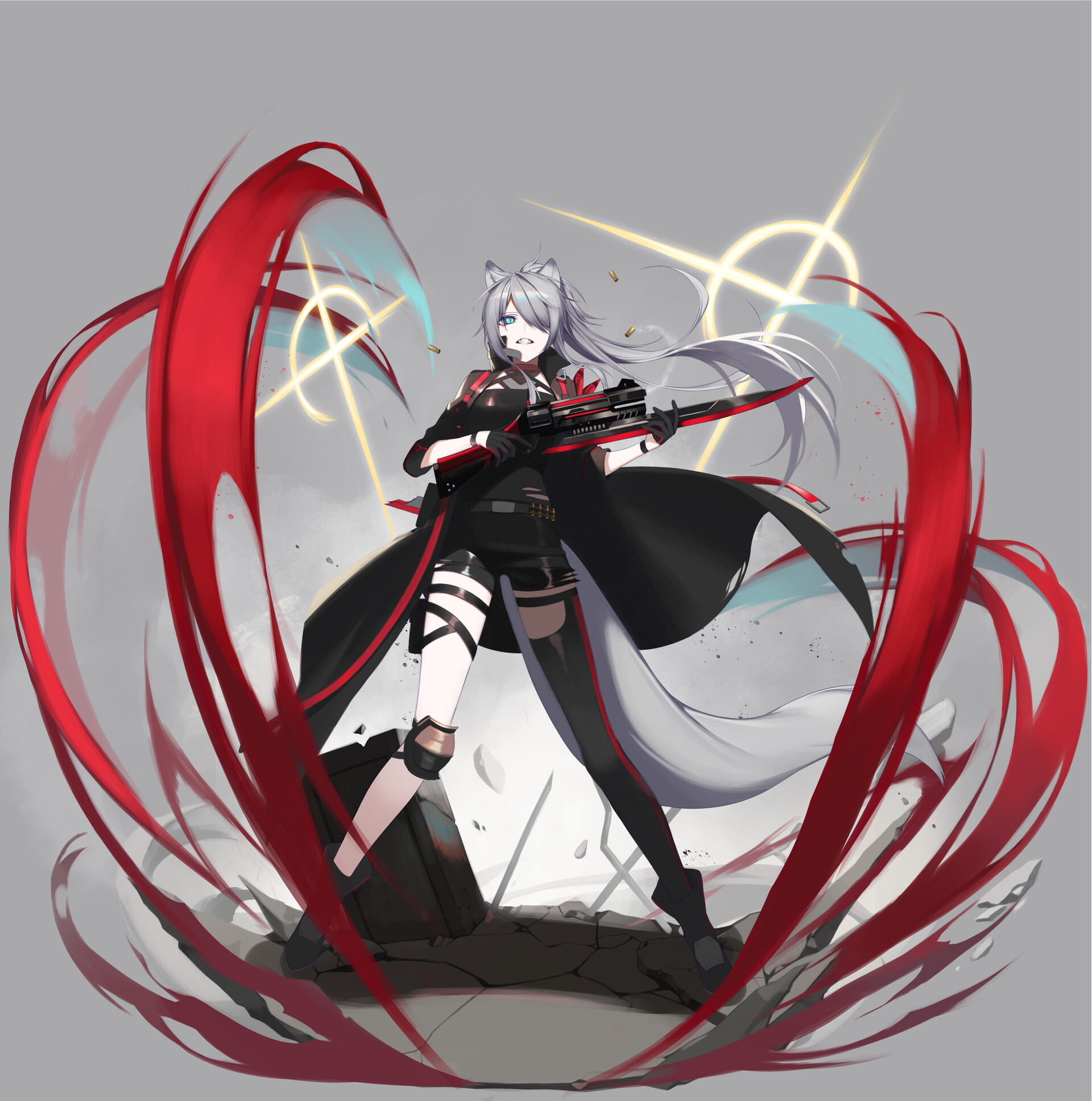 ArtStation - SF fantasy wolf girl