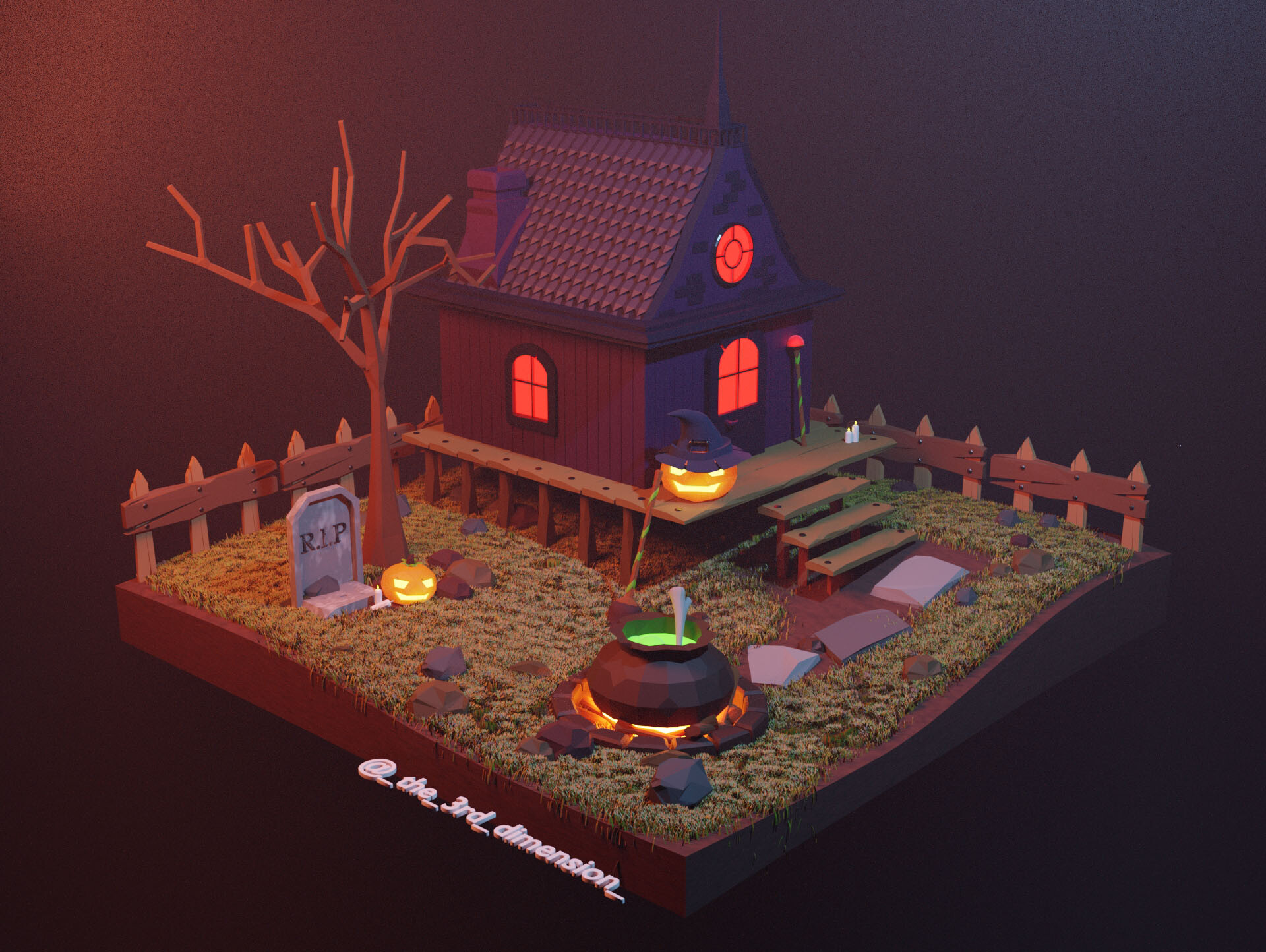 ArtStation - Witch's place - art work by Darshan Daiv