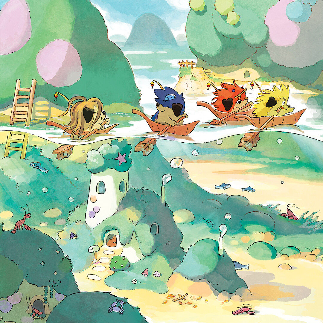 ArtStation - Furry Beko go fishing