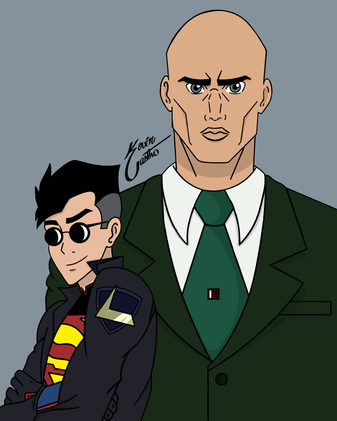 ArtStation - Superboy e Lex Luthor Color