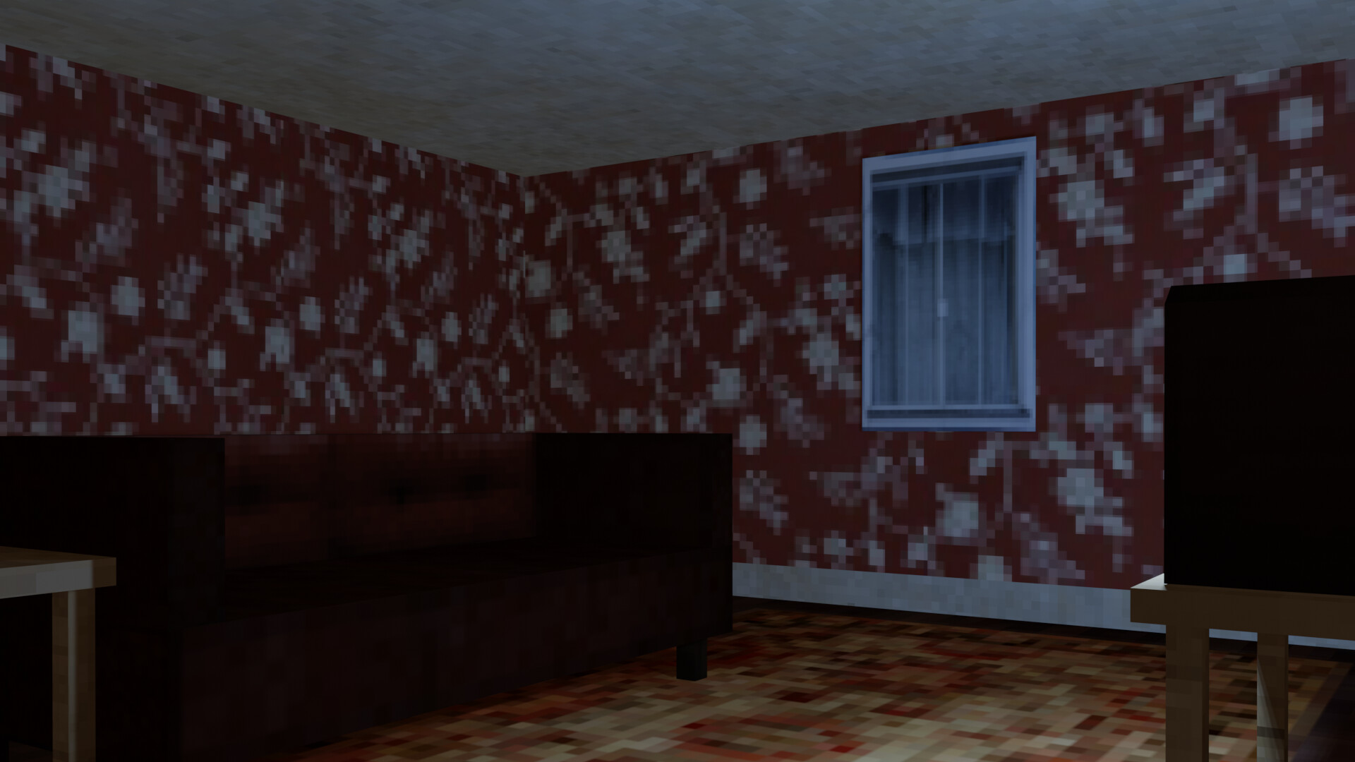 David Driver-Gomm - PS1-Styled Living Room Scene