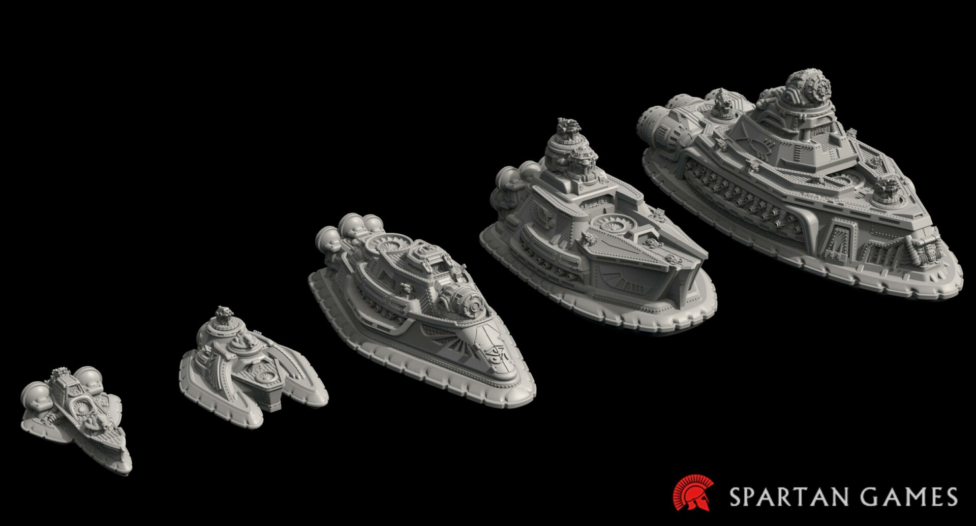 ArtStation - Spartan Games miniature ships