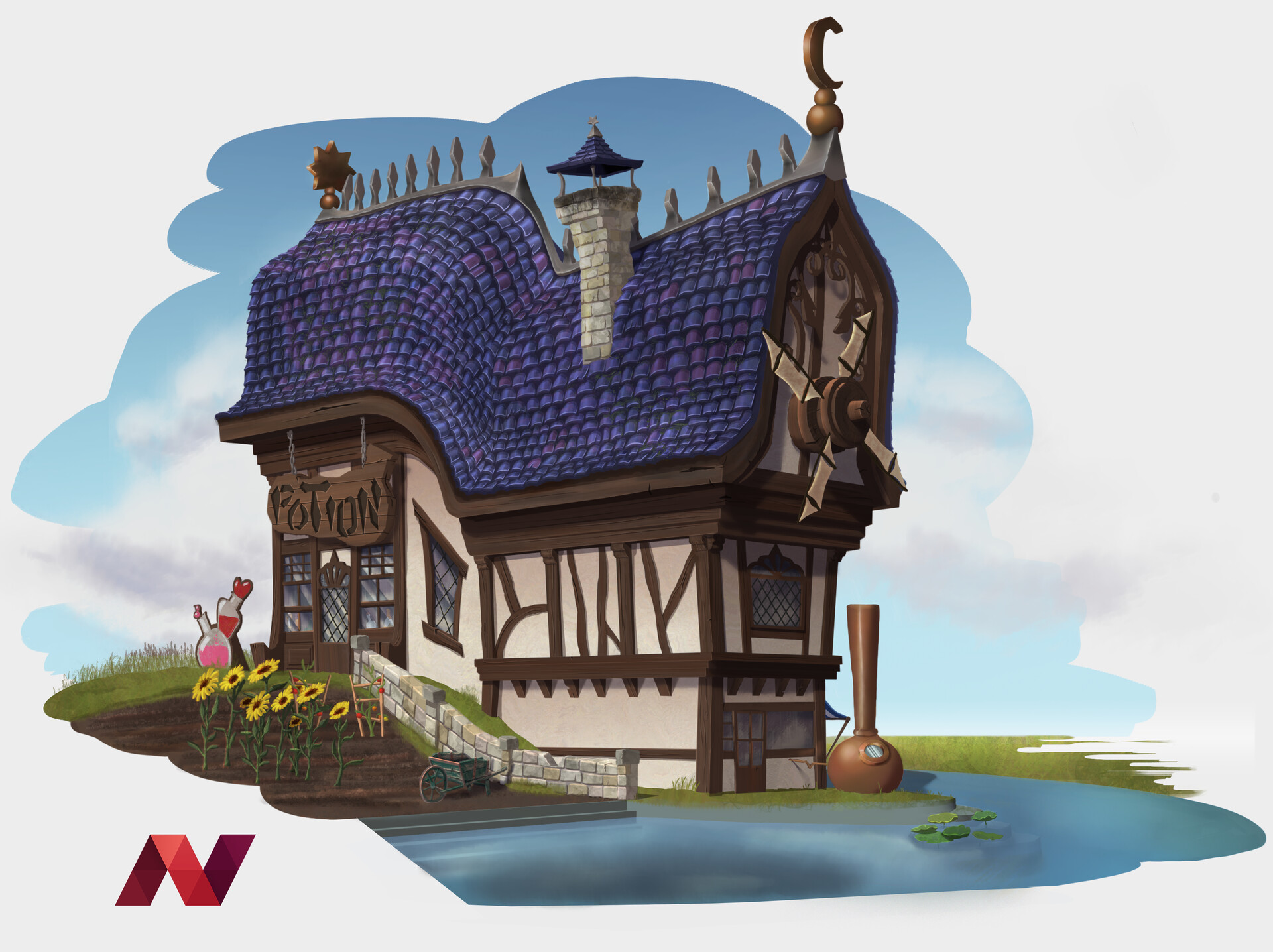 ArtStation - Concept ART ~ Potion shop