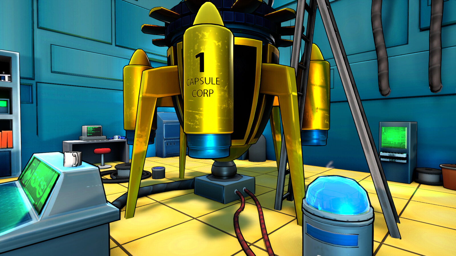 Marc Monsçavoir - Dragon ball diorama, Bulma's laboratory