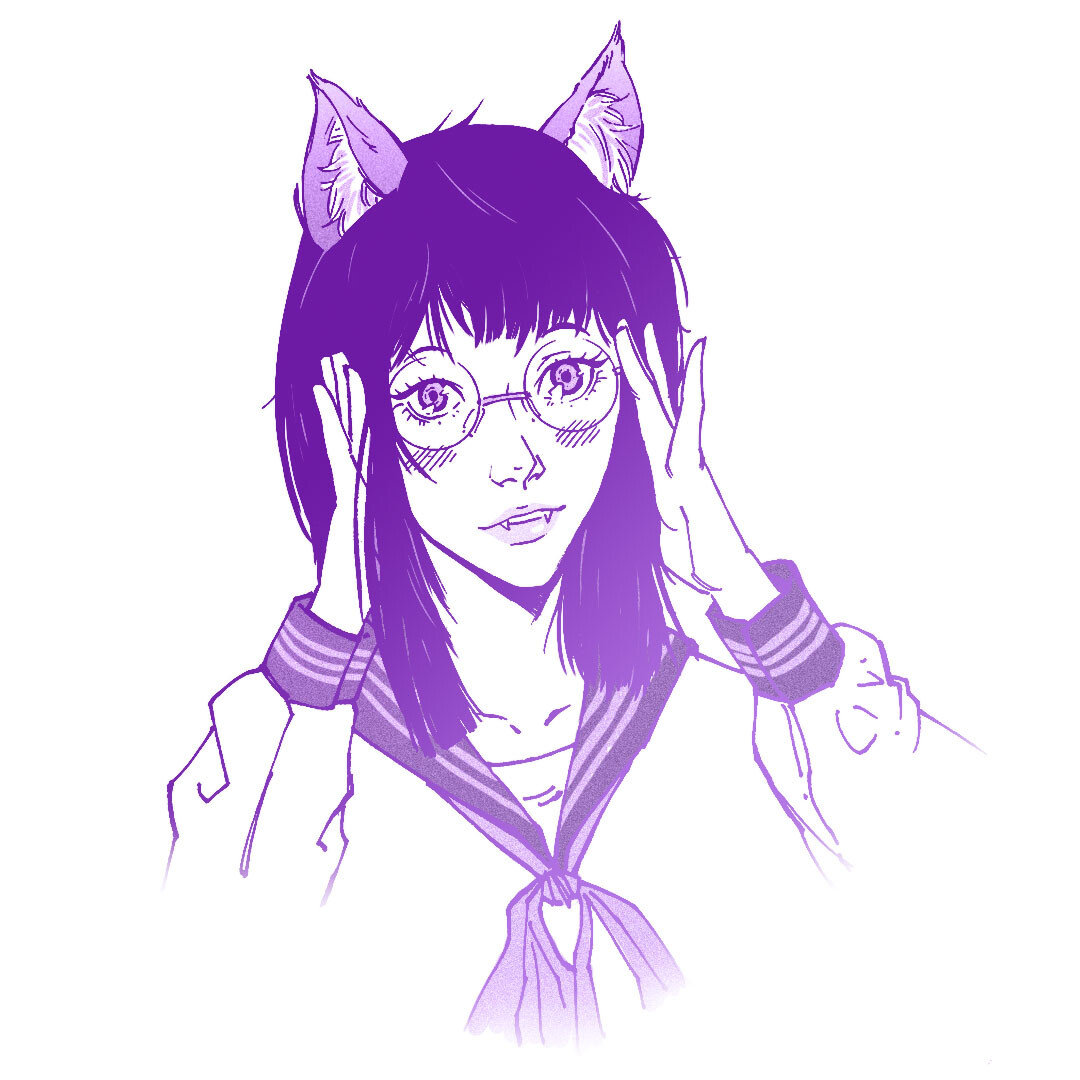 ArtStation - Cat/Neko Girl