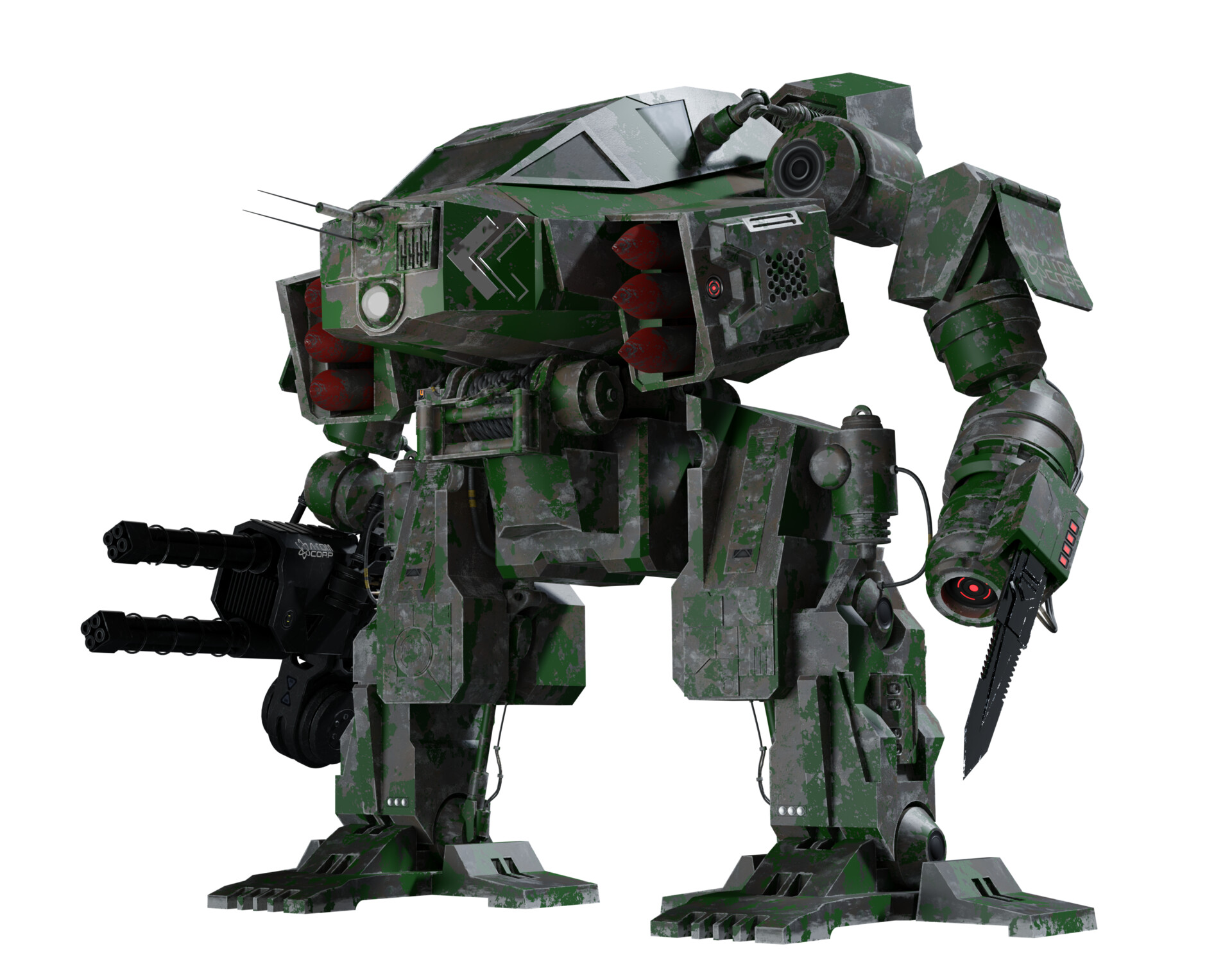 ArtStation - Atom Corp Mech