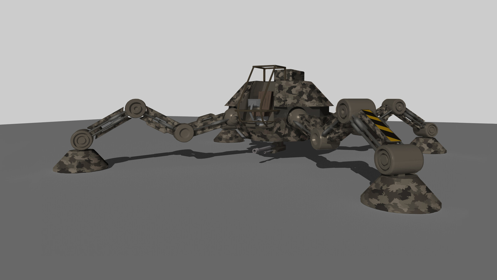 Gareth Thomas - "Quadpod" Generation 10 Quadrupedal Battle Mech