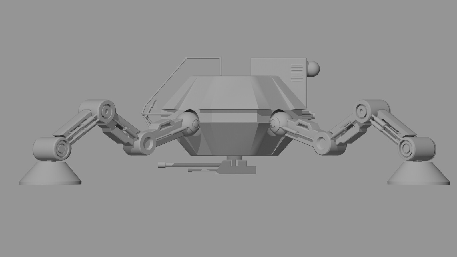 Gareth Thomas - "Quadpod" Generation 10 Quadrupedal Battle Mech