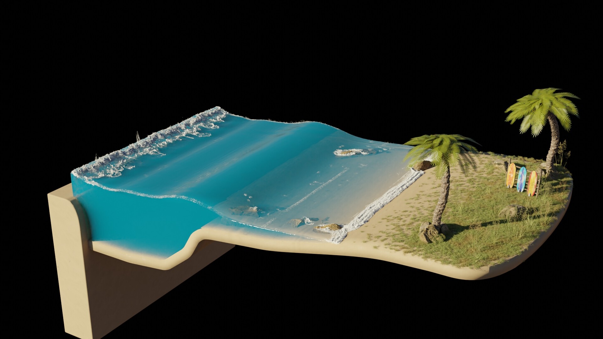 ArtStation - flip fluids simulation