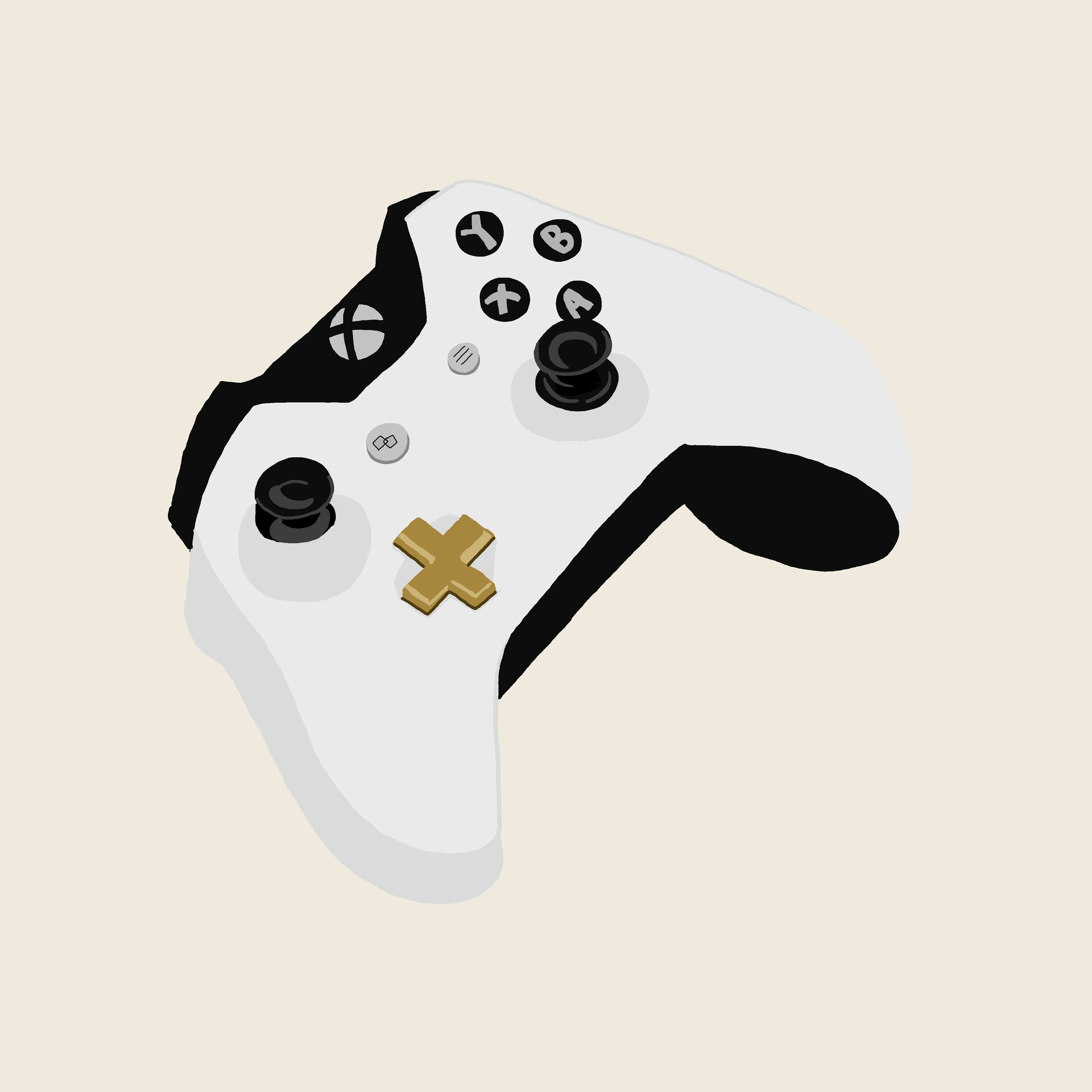 Xbox Controller Part Art