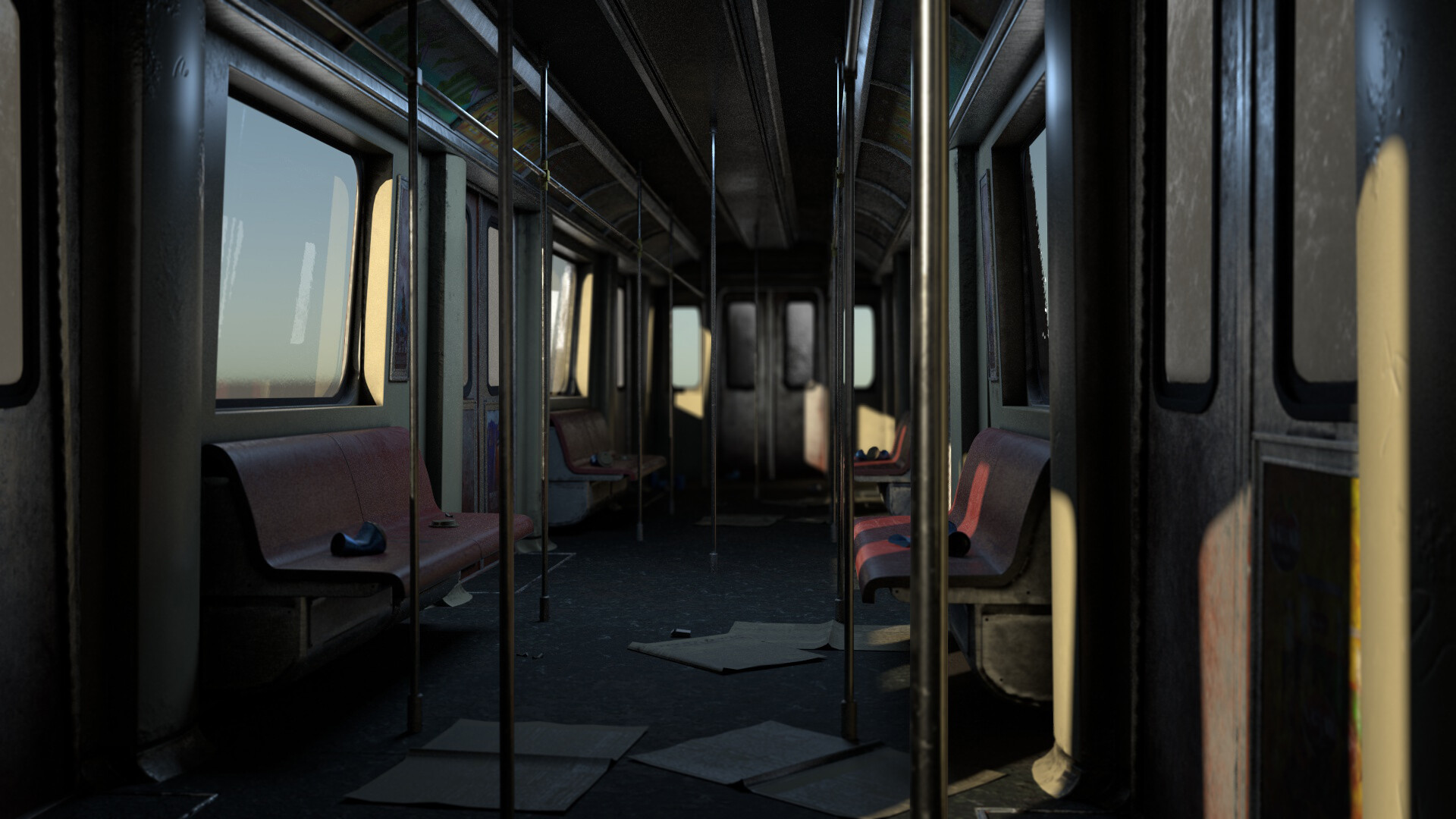 ArtStation - Metro Environment