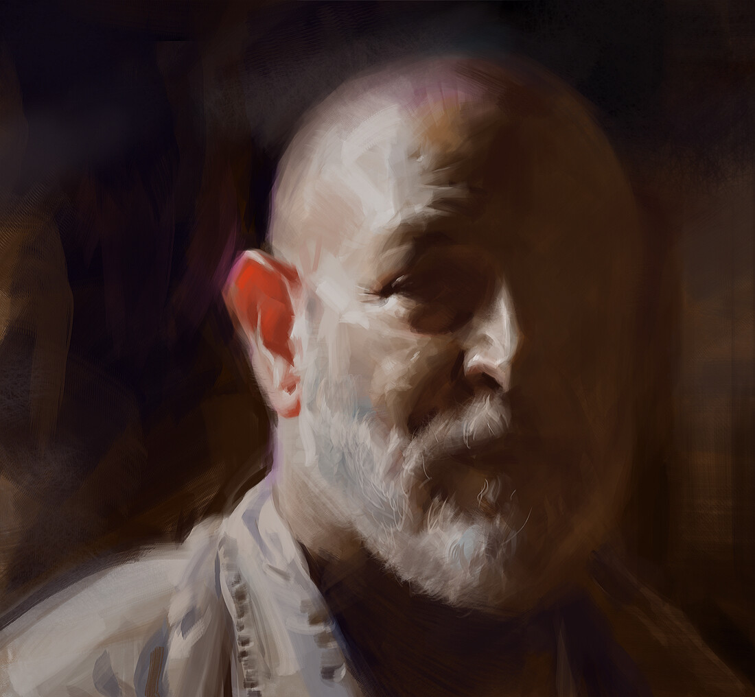 ArtStation - Head painting