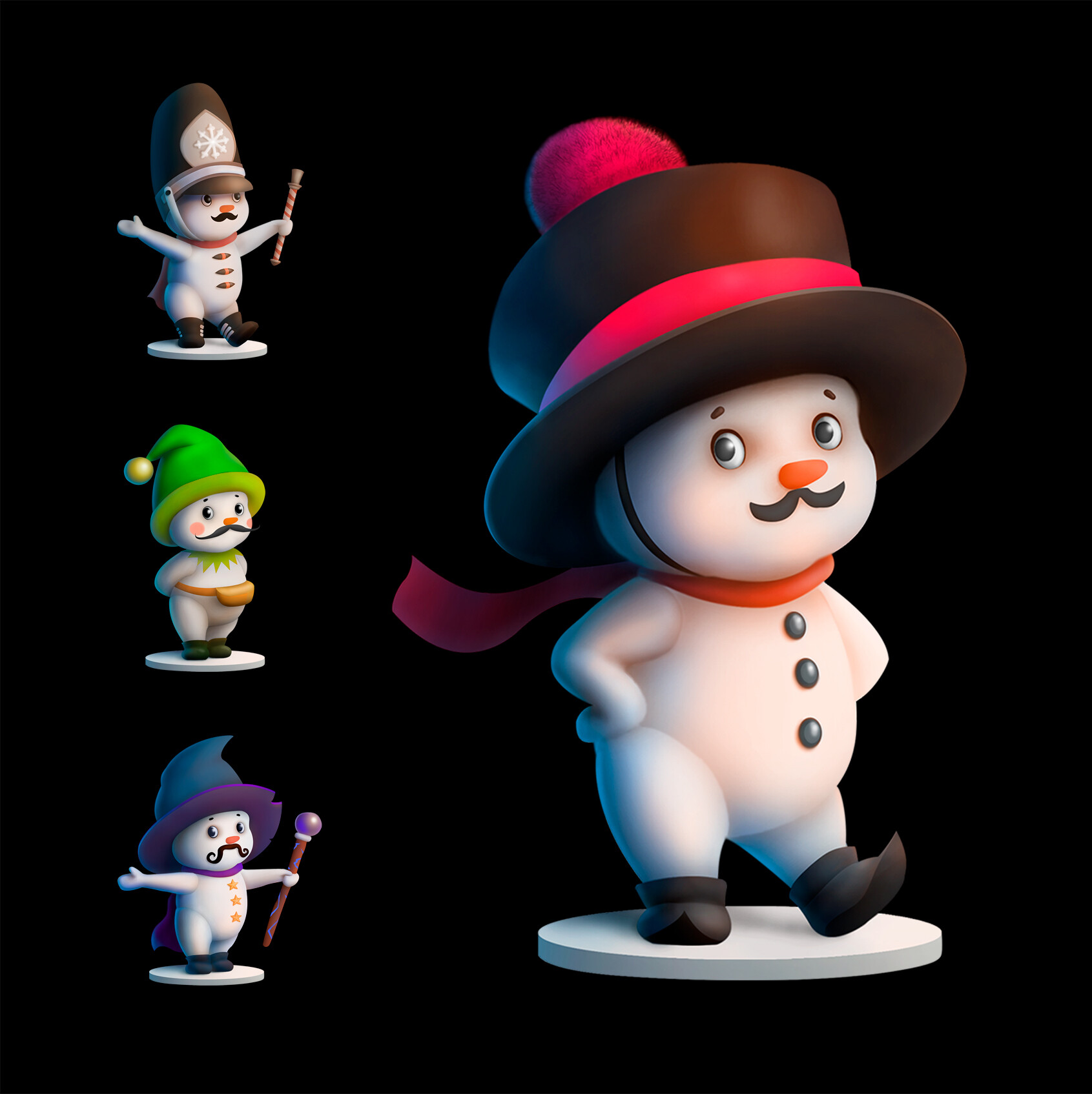 ArtStation - Citizens of Snowburg