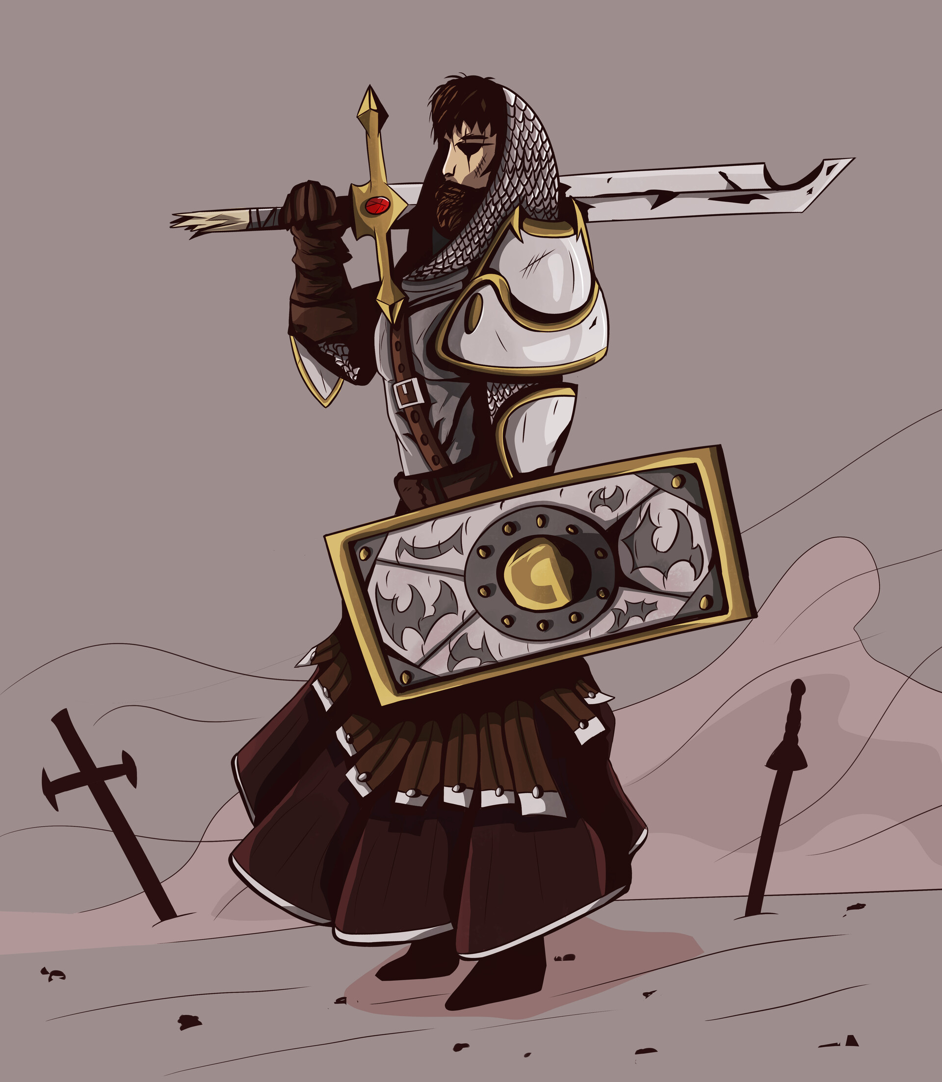 ArtStation - Bone sword warrior