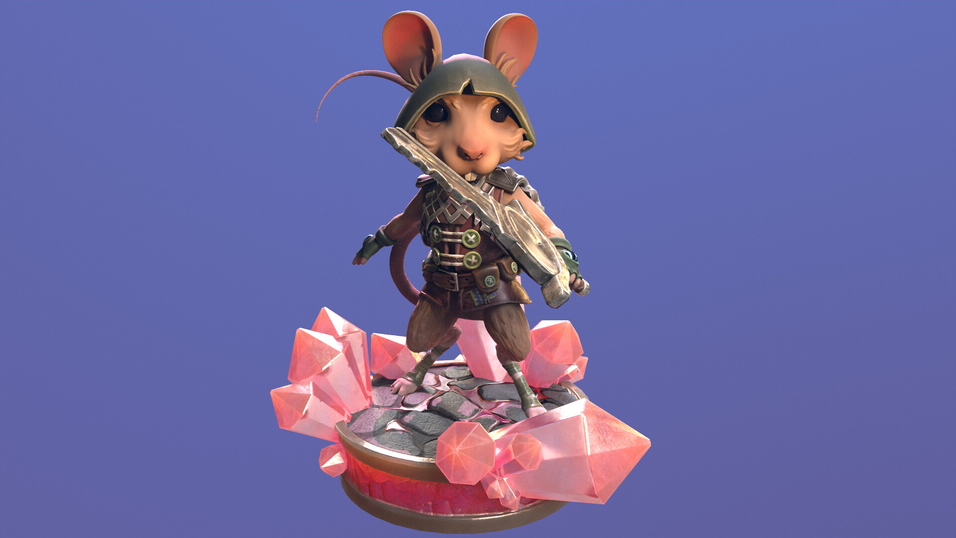 ArtStation - Miles The Warrior Mouse