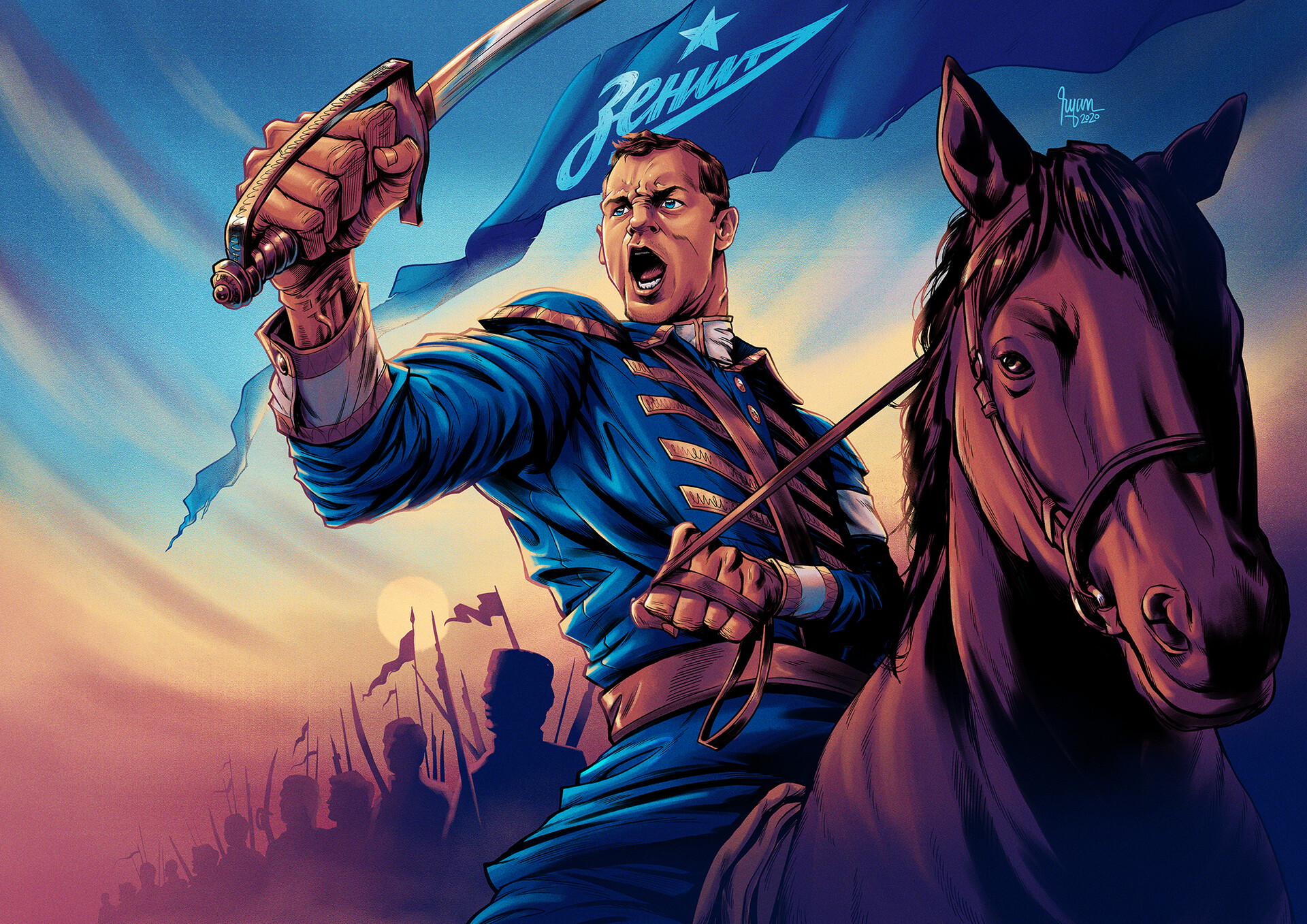 ArtStation - CAPTAIN DZYUBA | FC ZENIT