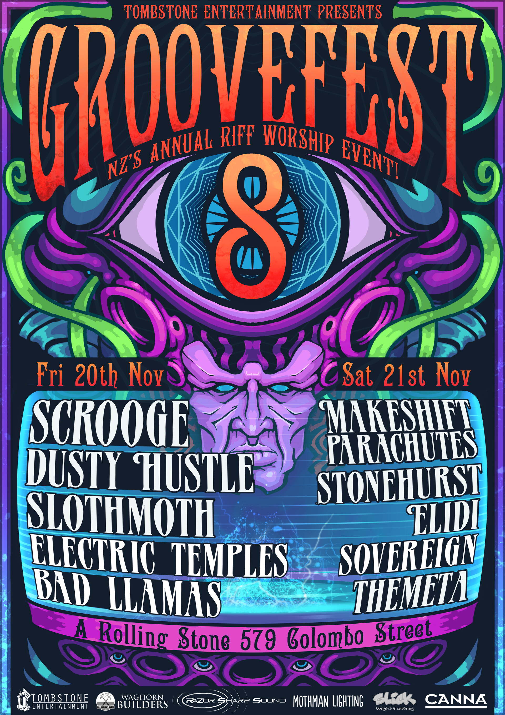 ArtStation - Groovefest 8 Poster