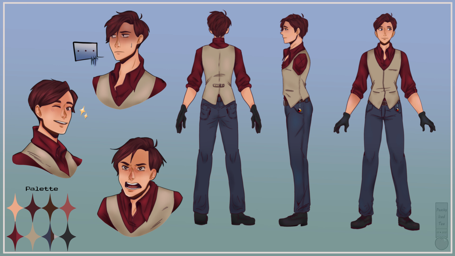 ArtStation - Commission #8 - Model Sheet